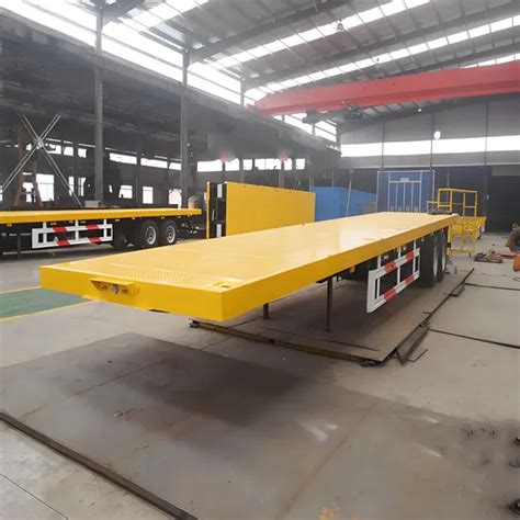 Flatbed Trailer 40ft Container Chassis Trailer Intermodal Chassis With