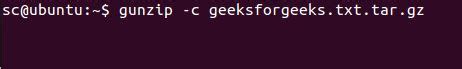 gunzip Command in Linux with Examples - GeeksforGeeks