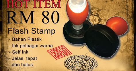 Salam Kaligrafi Hot Item Cap Mohor