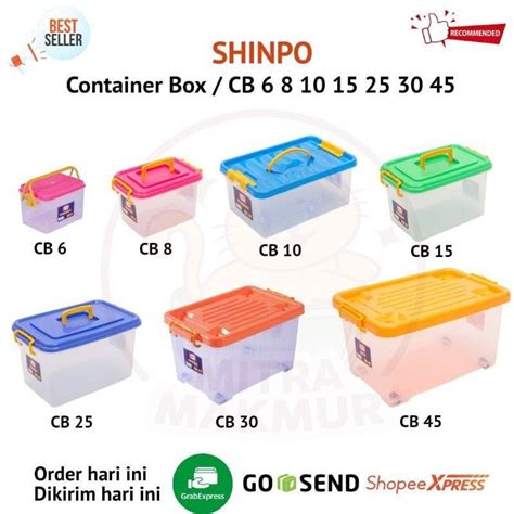 Jual Box Container Practy Shinpo Cb 6 Cb 8 Cb 10 Cb 15 Cb 18 Cb 25