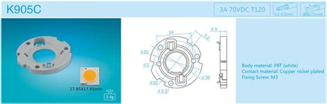Part K C COB LED Array Holders On Mitronix Inc