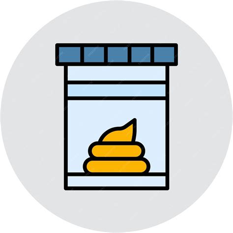 Premium Vector Stool Test Vector Illustration Style