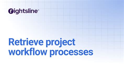 Retrieve Project Workflow Processes Api Documentation
