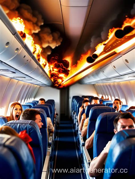 Terrifying Plane Emergency Passengers Screaming In Burning Aircraft