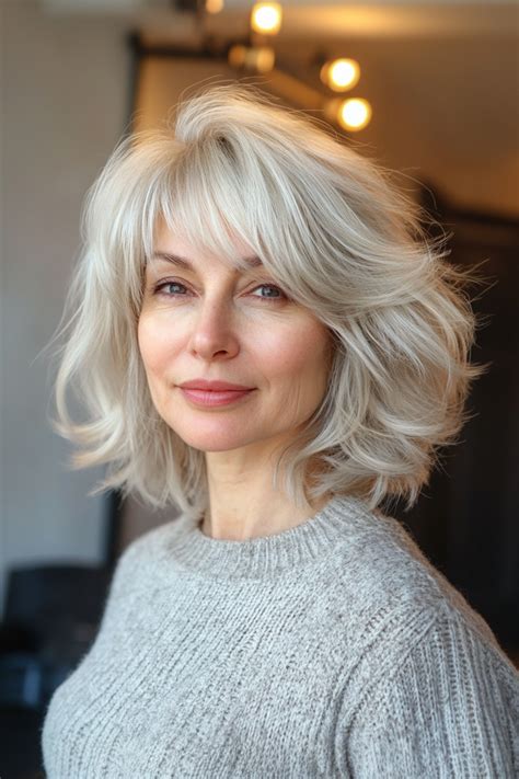 27 Ultra Chic Hairstyles For Older Women With Bangs In 2025