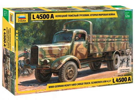 Zvezda 3596 - 1:35 German Heavy Truck L4500A