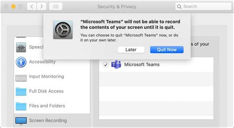 Allow Teams Access To Camera Microphone And Screen Sharing In MacOS Microsoft Teams Allow Teams Access To Camera Microphone And Screen Sharing In MacOS Microsoft Teams
