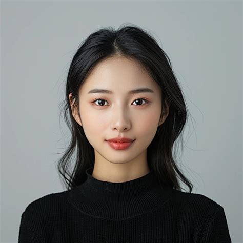 女性证件照头像 15 花瓣网