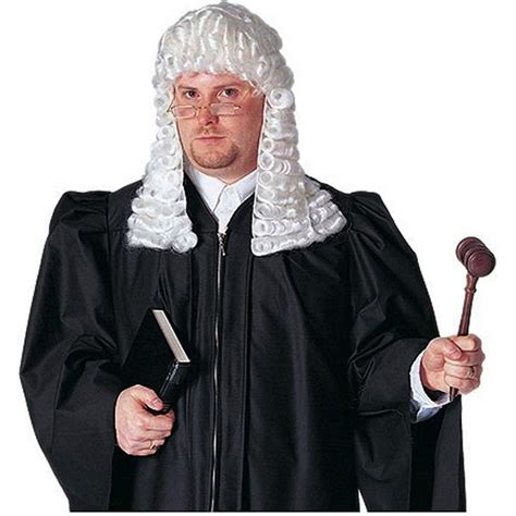 Judge Unisex Wig Judge Wig Judge Costume Costume Wigs