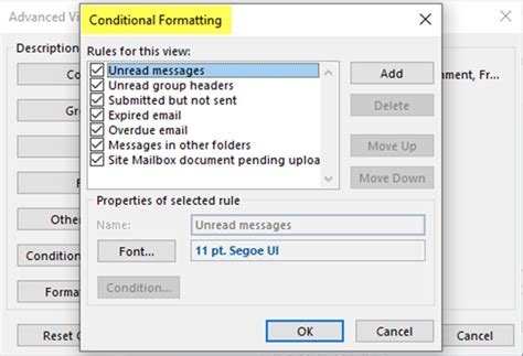 Change View Of Outlook Inbox