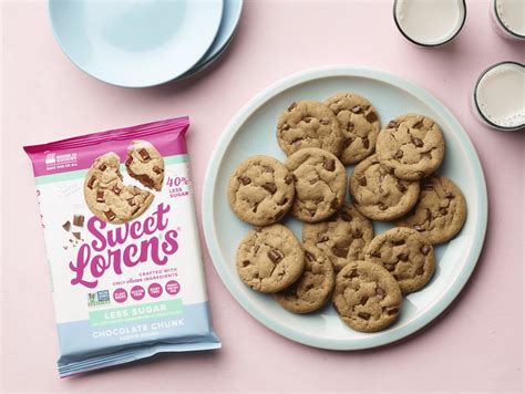 1 U S Natural Cookie Dough Brand Sweet Lorens Launches Less Sugar C