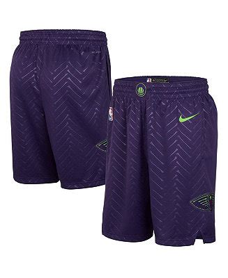 Nike Mens Purple New Orleans Pelicans 202425 City Edition Swingman Shorts Macys
