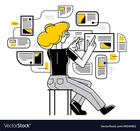 Data Systematization Collecting And Analyzing Vector Image