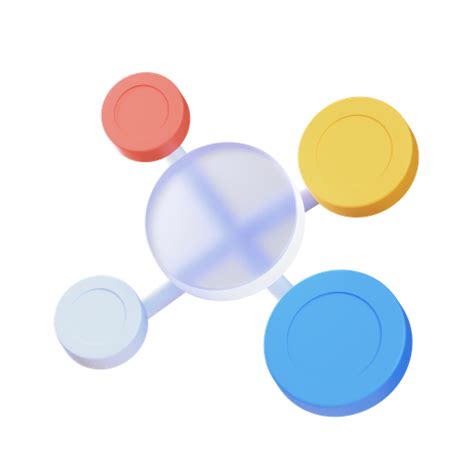 Network Node Nodes Connection Chart Graph Infographic Business 3d