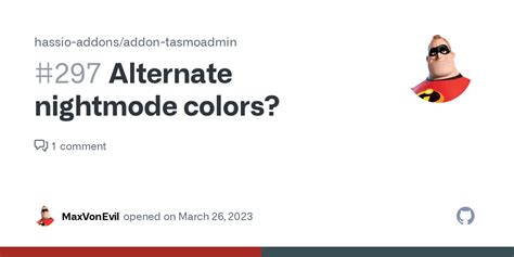alternate nightmode colors · issue 297 · hassio addons addon