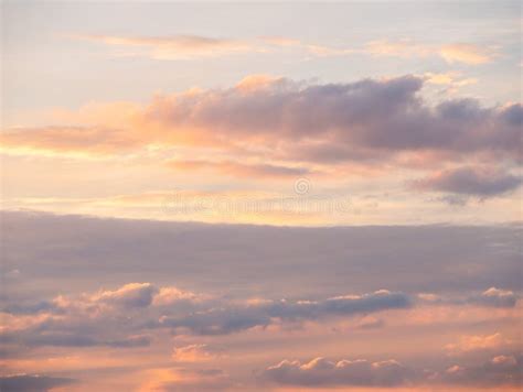 The Vanilla Sky Showing Stock Image Image Of Group 164808825