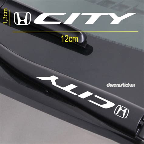 Honda City Car Wiper Sticker 2pcs Shopee Malaysia