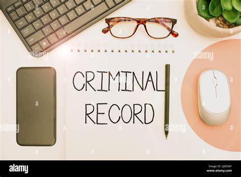 Inspiration Showing Sign Criminal Record Word For Profile Of A Person