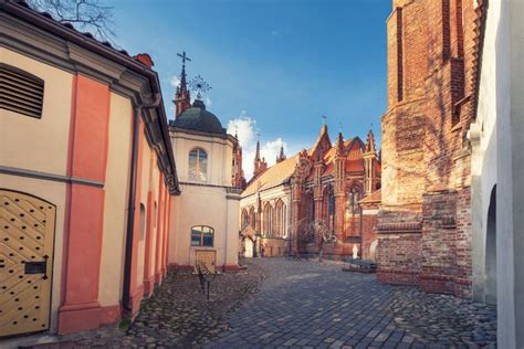 Catholic Church Of St Anne Old Town Vilnius A Monument Of Gothic