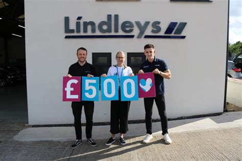 Lindleys Raise £500 For Nottingham Hospitals Charity Lindleys Autocentres