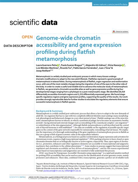 Pdf Genome Wide Chromatin Accessibility And Gene Expression Profiling
