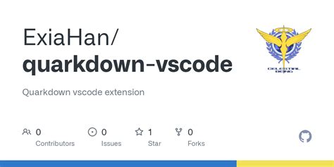 GitHub ExiaHan Quarkdown Vscode Quarkdown Vscode Extension