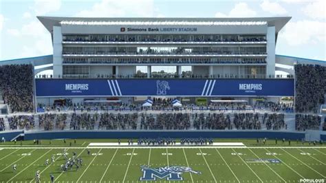 Simmons Bank Liberty Stadium Facilities University Of Memphis Athletics