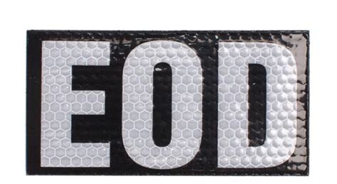 Matrix Reflective Eod Patch Black