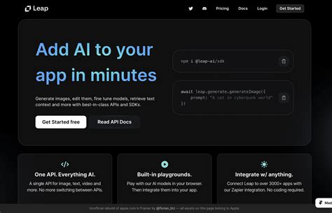 Framer City Leap Ai Hero Section Florian 1 Framer Resource Site 600 Components To Remix
