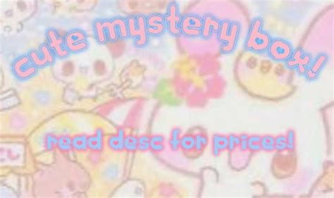 Cute Mystery Box Cutecore Colorfulgothgyaru Items Free Ting