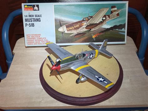 Monogram 148 P 51c Mustang P 51 Vintage Imodeler