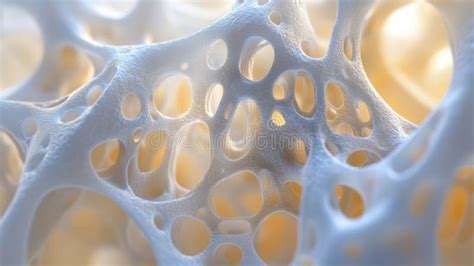 Intricate Porous Bone Structure Microscopic View Stock Illustration Illustration Of Health