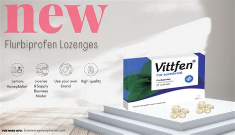 Flurbiprofen Lozenges Honeyandmint And Lemon Flavours New Products In