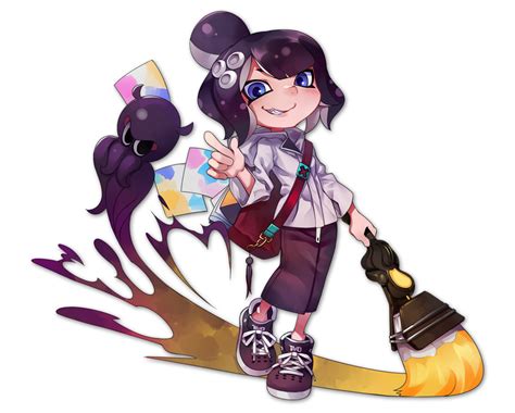 Octoling Splatoon Игры картинки гифки прикольные комиксы