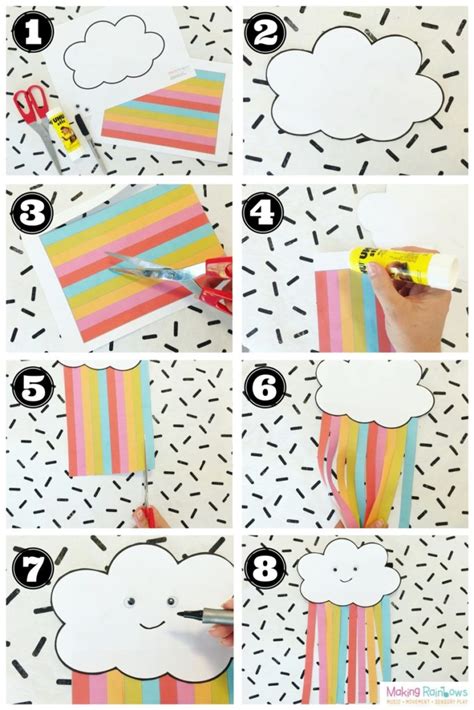 Rainbow Cloud Craft Making Rainbows