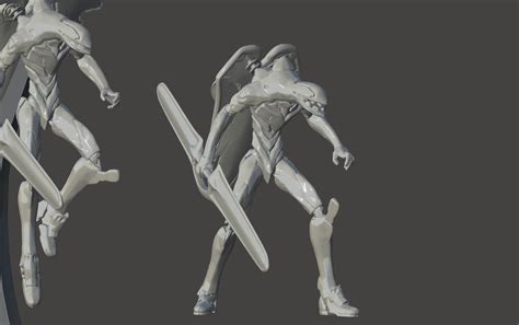 Mass Production Eva Unit 05 End Of Evangelion Neon Genesis 3d Model