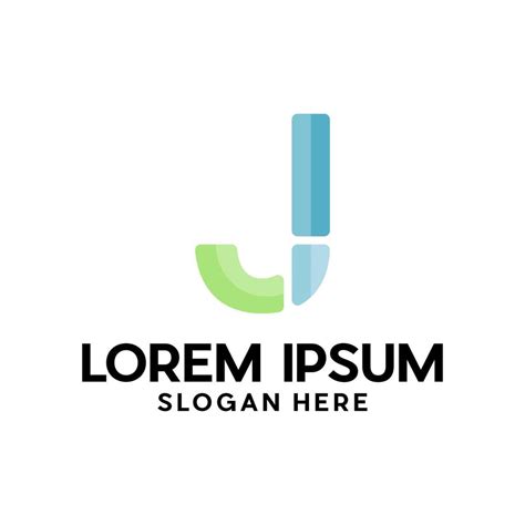 Letter J Geometric Polygon Creative Logo Design 21165249 Vector Art At
