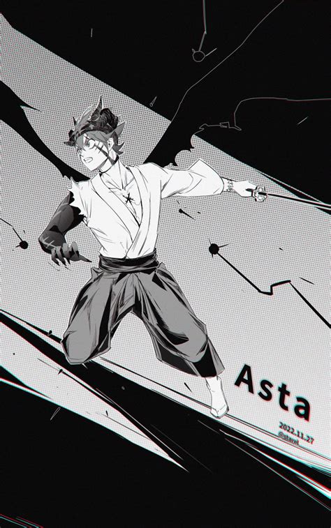 Mftyf8fjwqvk1or Asta Black Clover Black Clover Absurdres Highres Ahoge Character Name