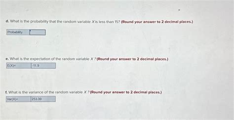 Solved Consider The Following Discrete Probability Chegg