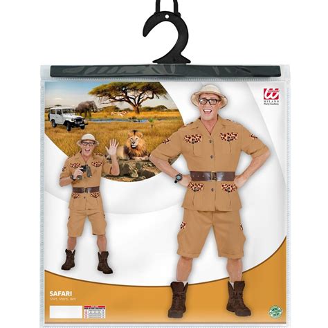 Safari Explorer Costume For Men By Widmann 7471 Karnival Costumes