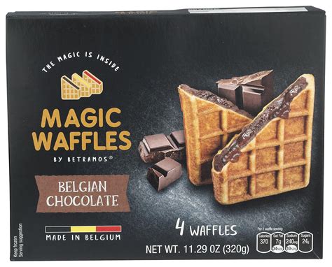 Magic Waffles Belgian Chocolate Filled Waffles 1129 Oz