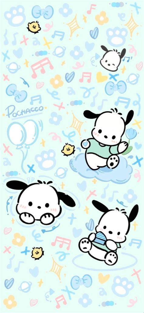 Pochacco Character By Sanrio Wallpaper Edit By Me Pochacco