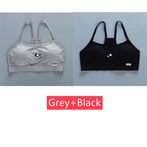 Hot 2pc Teen Girl Bras Puberty Crop Top Vest Racerback Training Bras