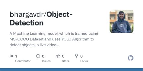 Github Bhargavdr Object Detection A Machine Learning Model Which Is Trained Using Ms Coco