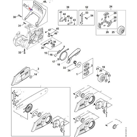 Clutch Chain Brake Assembly For Stihl Ms 172 Chainsaw Lands Engineers