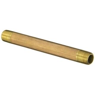 Anderson Metals 38300 0645 Lead Free Pipe Fitting Nipple Red Brass 3