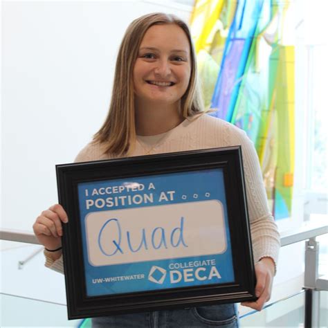 Melanie Thiede On Linkedin I Am Happy To Announce I Have Accepted An Internship With Quad This