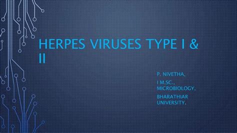 Herpes Simplex Virus Pptx