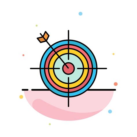 Target Focus Clipart Png Images Focus Board Dart Arrow Target Abstract Flat Color Icon Templ