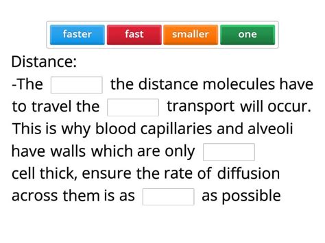 Factors Affecting Diffusion Complete The Sentence
